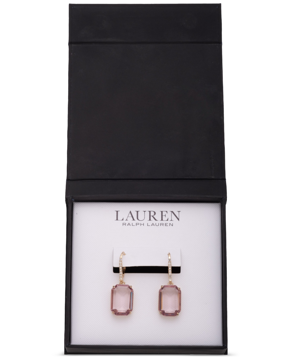 Click here for Lauren Ralph Lauren Gold-Tone Octagon Stone Leverb... prices