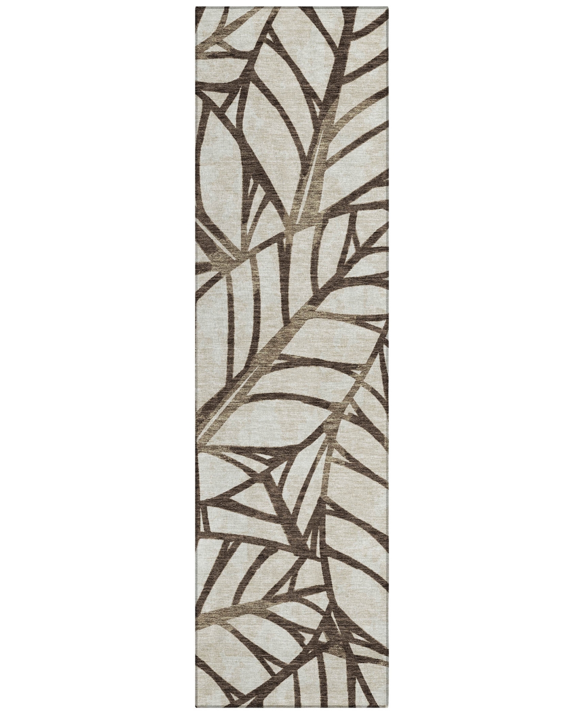 Addison Chantille Machine Washable ACN741 23x76 Runner Area Rug - Chocolate