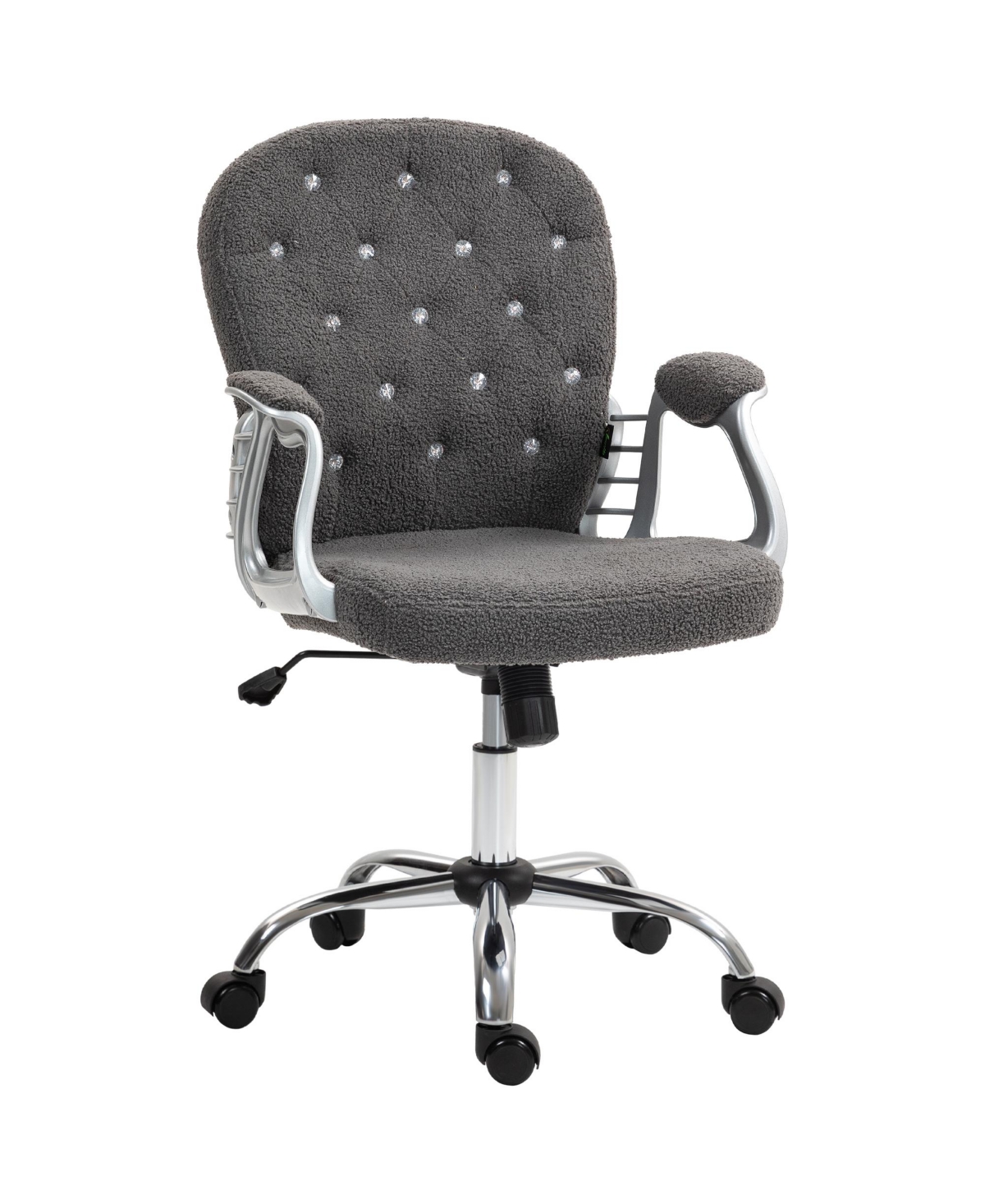 Click here for Homcom Vanity Office Chair Tufted Backrest Swivel... prices