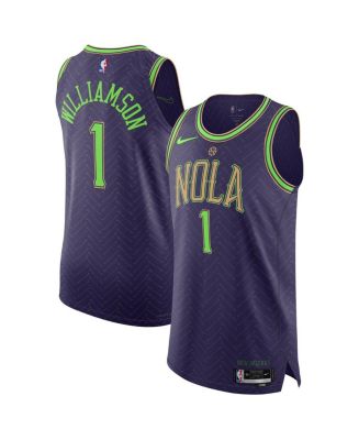 Nike Men's Zion Williamson Purple New Orleans Pelicans 2024/25 ...