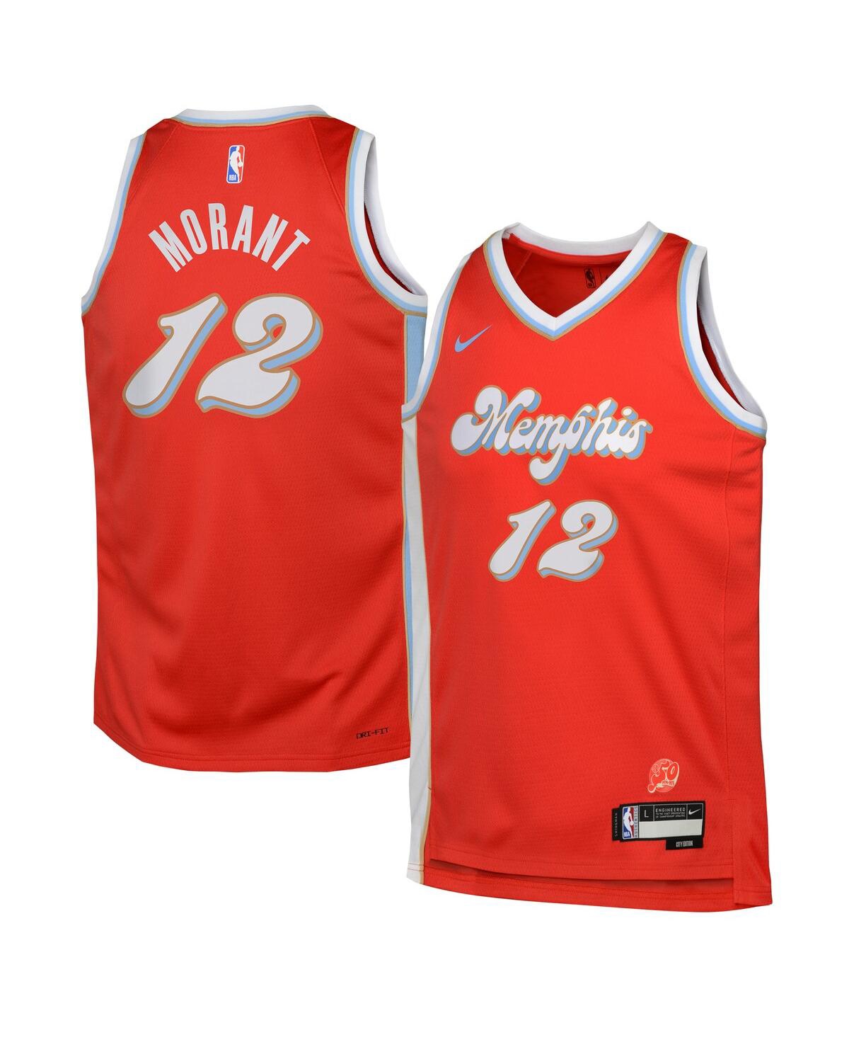 Click here for Nike Big Boys and Girls Ja Morant Red Memphis Griz... prices