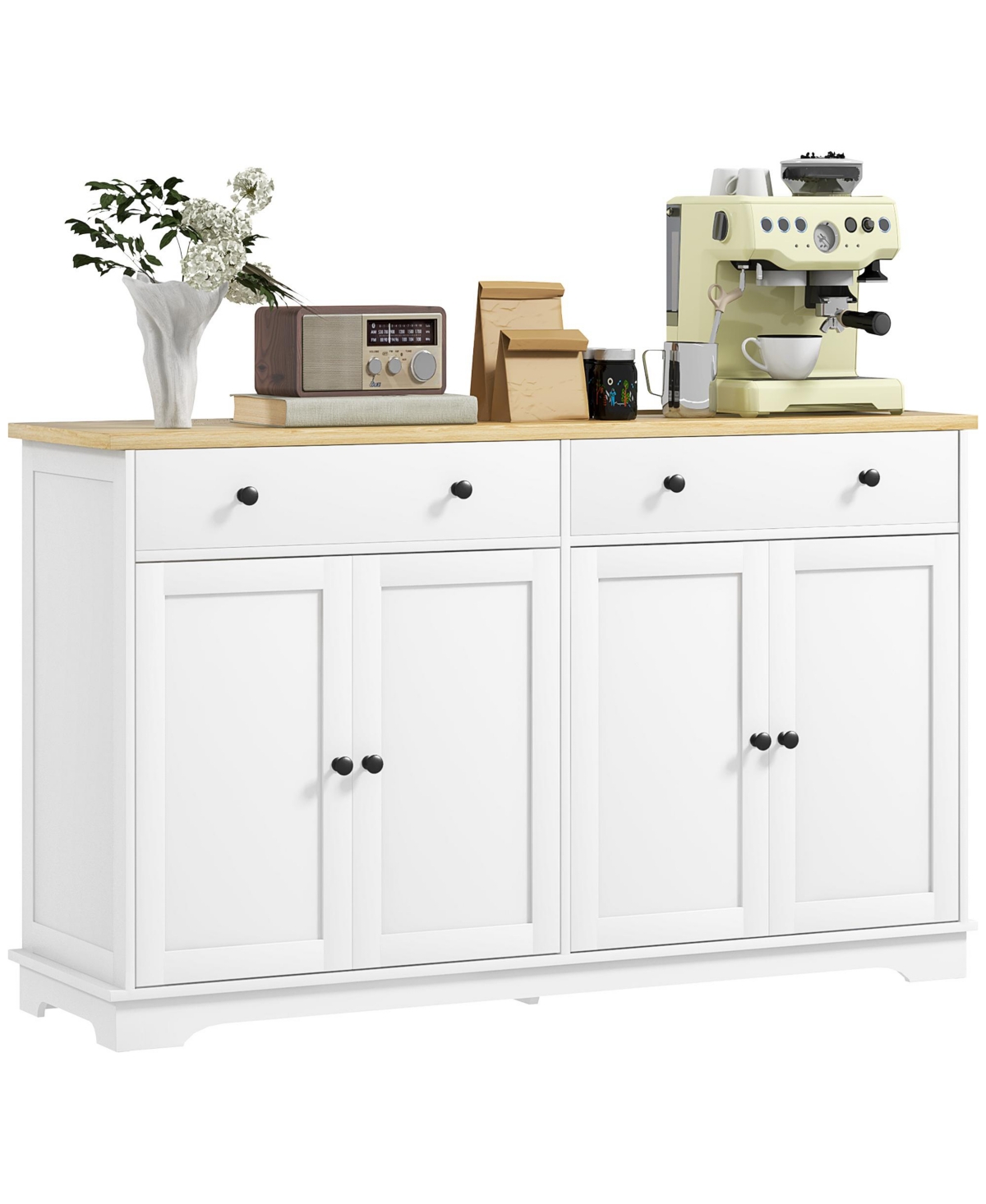 Click here for Homcom Sideboard Cabinet with Storage Drawers Adju... prices