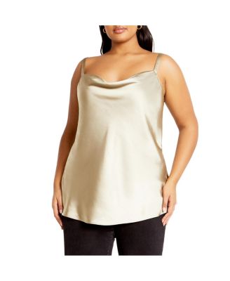 CITY CHIC Plus Size Sweet Cowl Neck Cami - Macy's