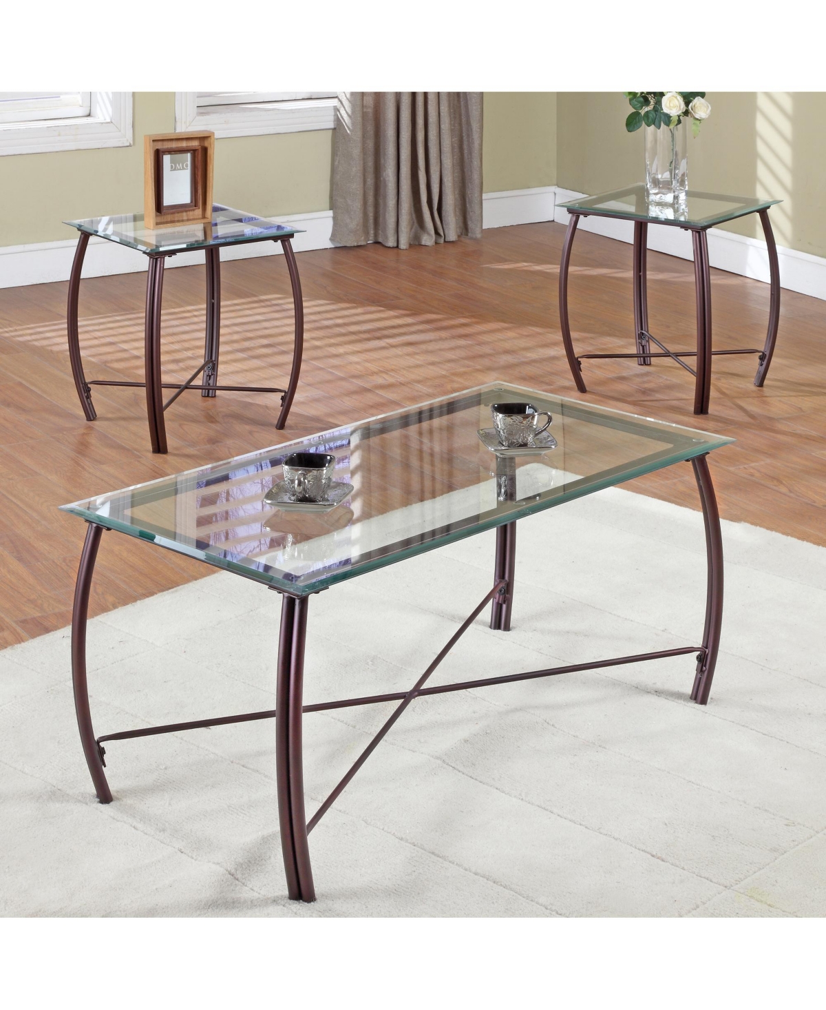 Click here for Kings Brand Furniture Aikman 3-Piece Occasional Ta... prices