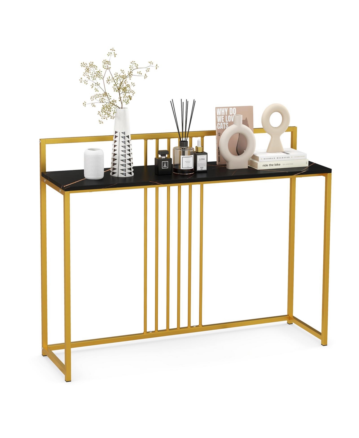 Click here for 47" Long Entryway Table withBaffle Home Golde... prices