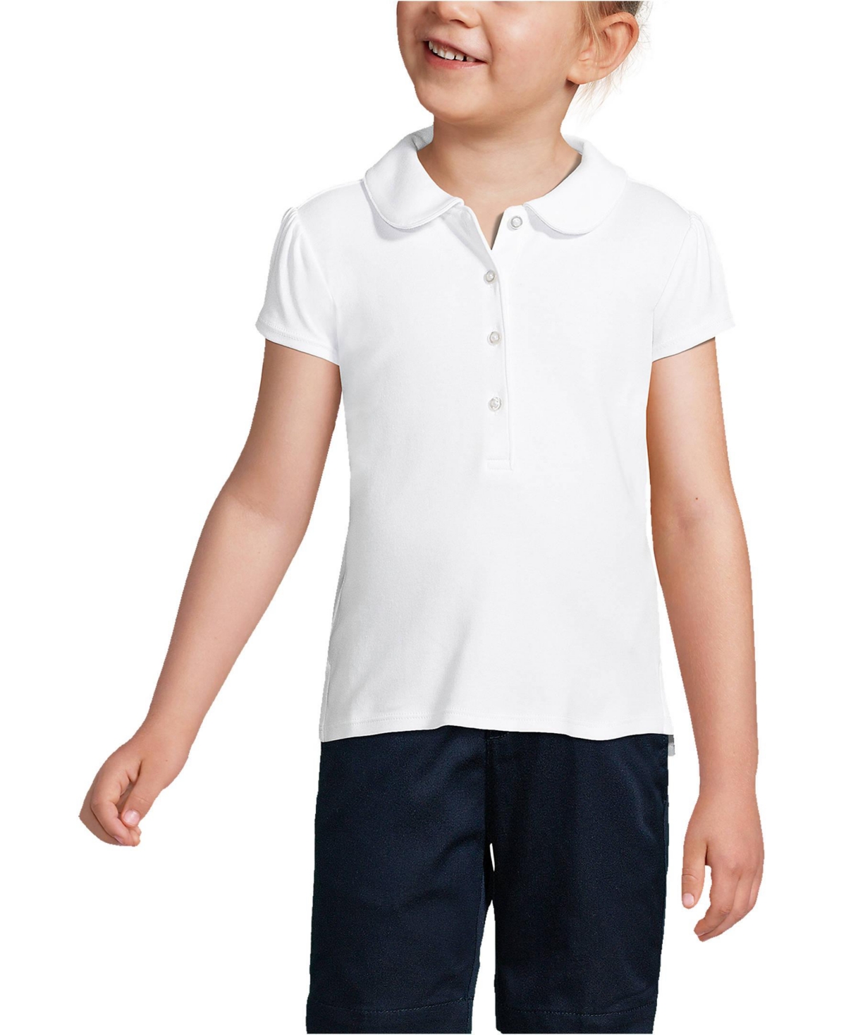 Click here for Lands End Girls School Uniform Short Sleeve Peter... prices