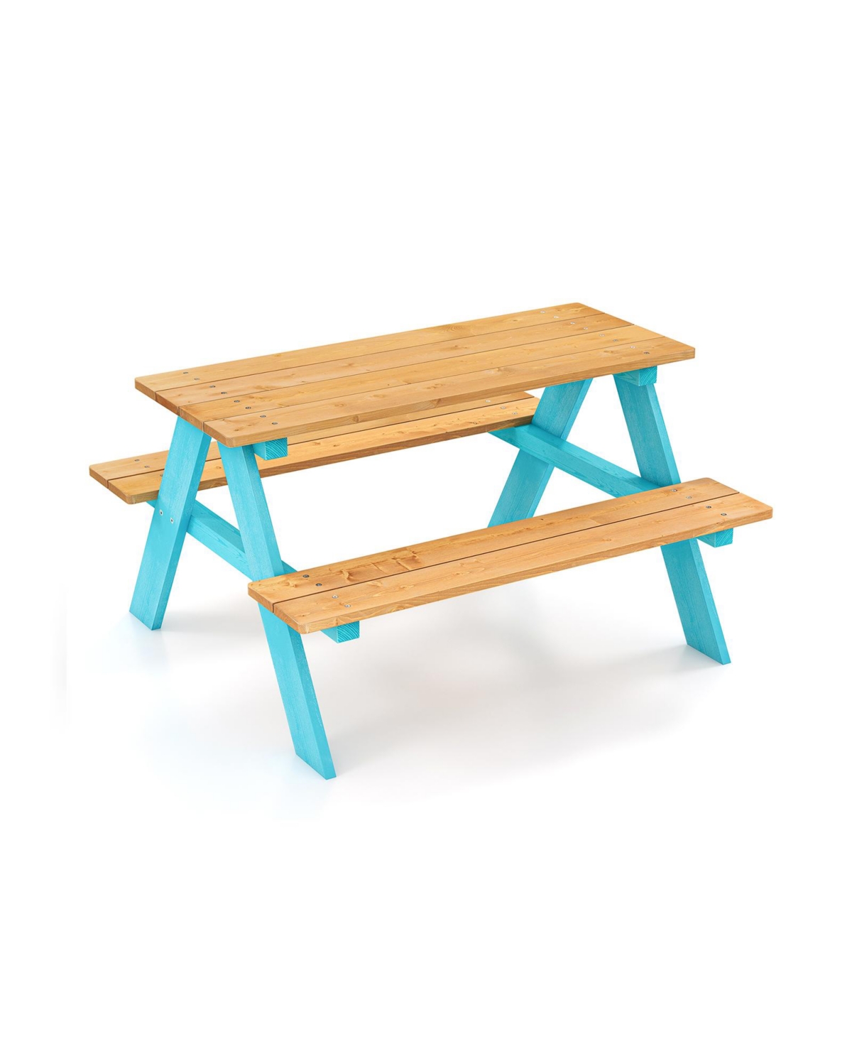 Click here for Gouun Children Outdoor Wooden Table with Bench Sea... prices
