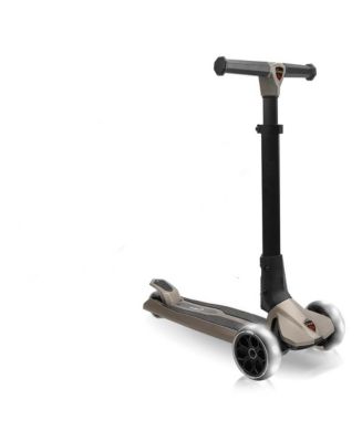 Hurtle 3-Wheel Foldable Kids Scooter With LED Wheel Lights - Gray - Macy's