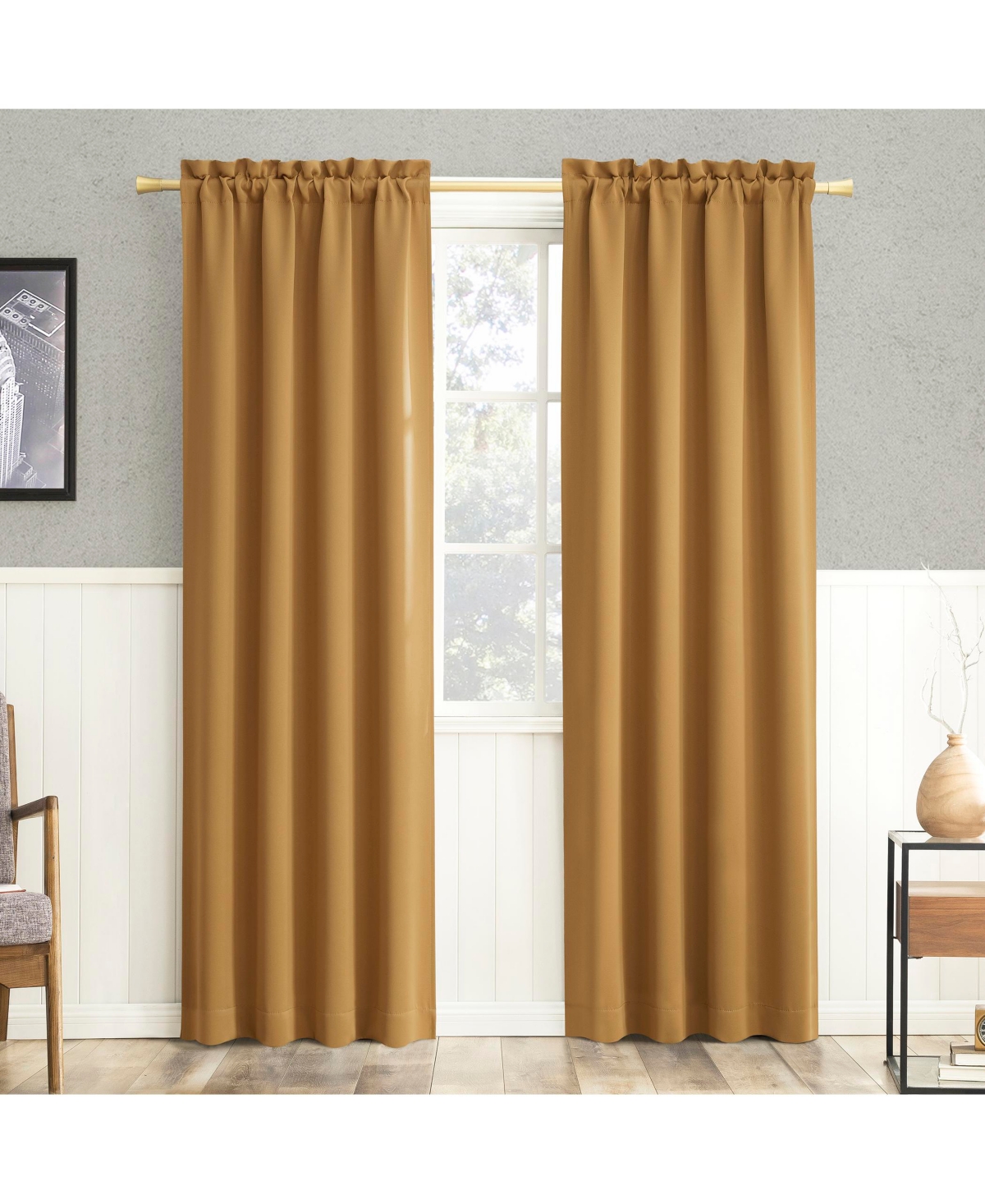 Click here for Preston Energy Saving Blackout Rod Pocket Curtain... prices
