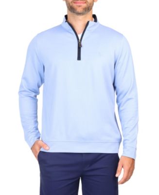 Tailorbyrd Men's Modal Quarter Zip w/Contrast Trim - Macy's