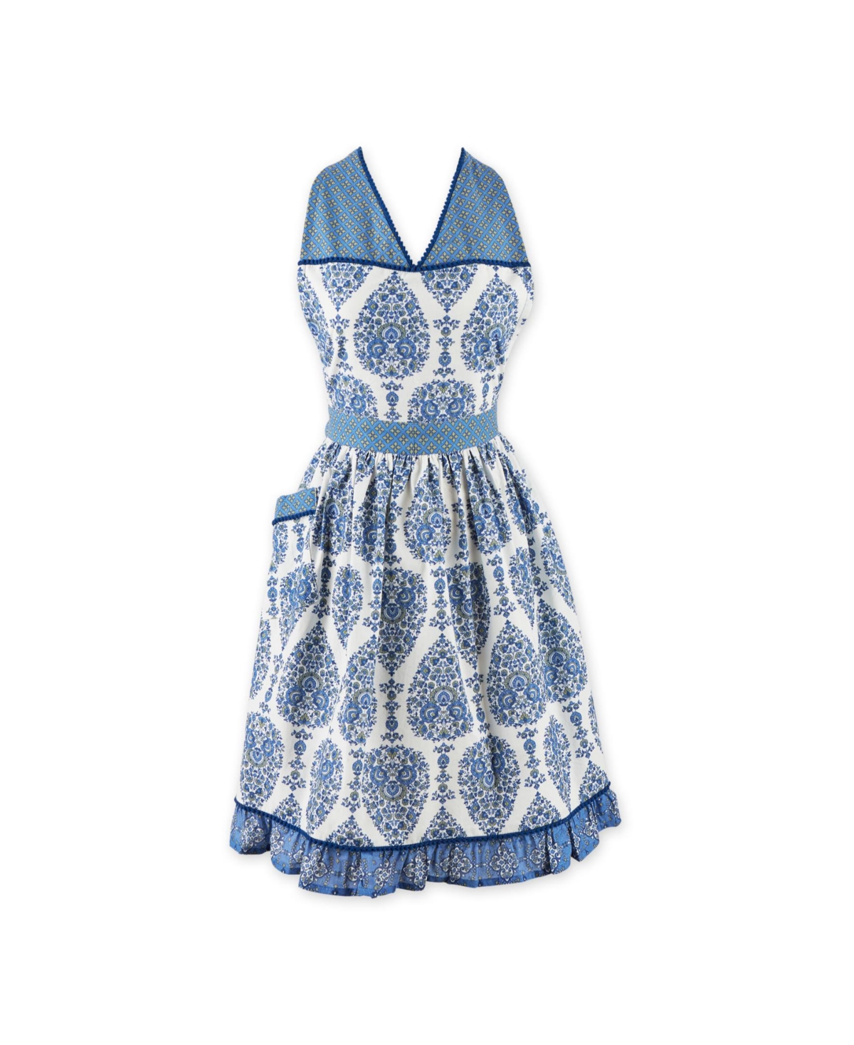 Click here for Design Imports Ophelia Apron - Blue Ophelia prices