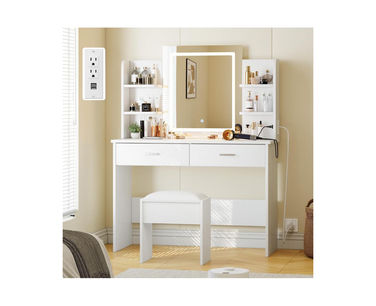 Click here for gaomon Vanity Desk with Mirror and Lights  Makeup... prices