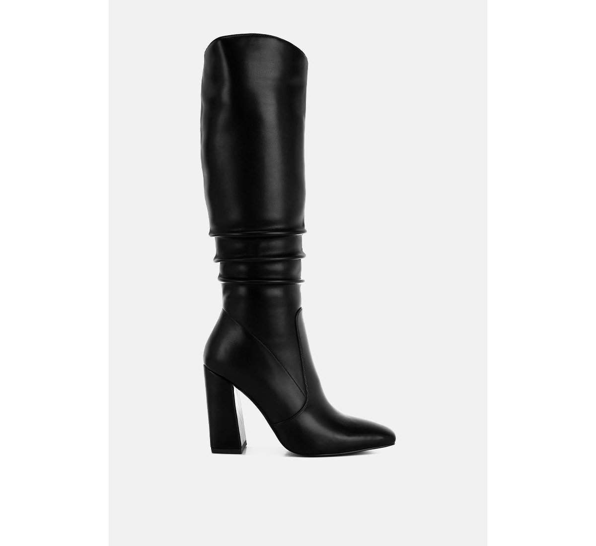 Click here for Yanir Slouchy Shaft Knee-High Boots - Black prices