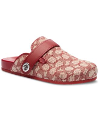 COACH Women's Blake Turnbuckle Clog Flats - Macy's
