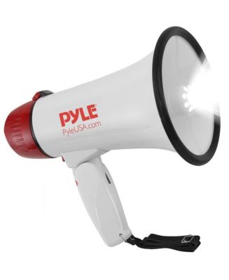 Pyle Mini Compact Megaphone with Siren & LED Light - 800 Yard Range ...