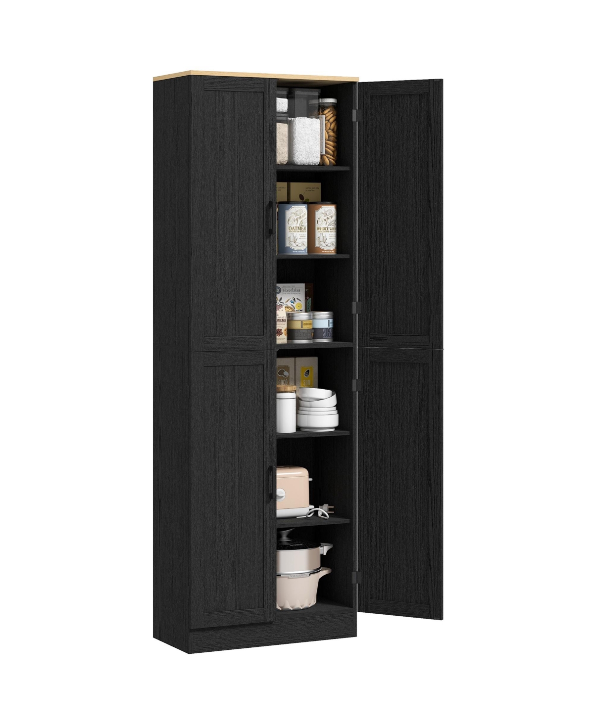 Click here for Homcom 67 Kitchen Pantry Storage Cabinet w/ Shelve... prices