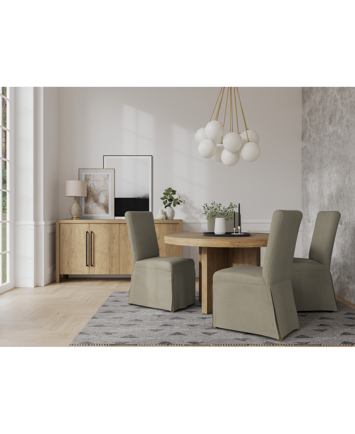 Click here for 5pc Dining Set (Davie Round Table & 4 Estby Chairs... prices