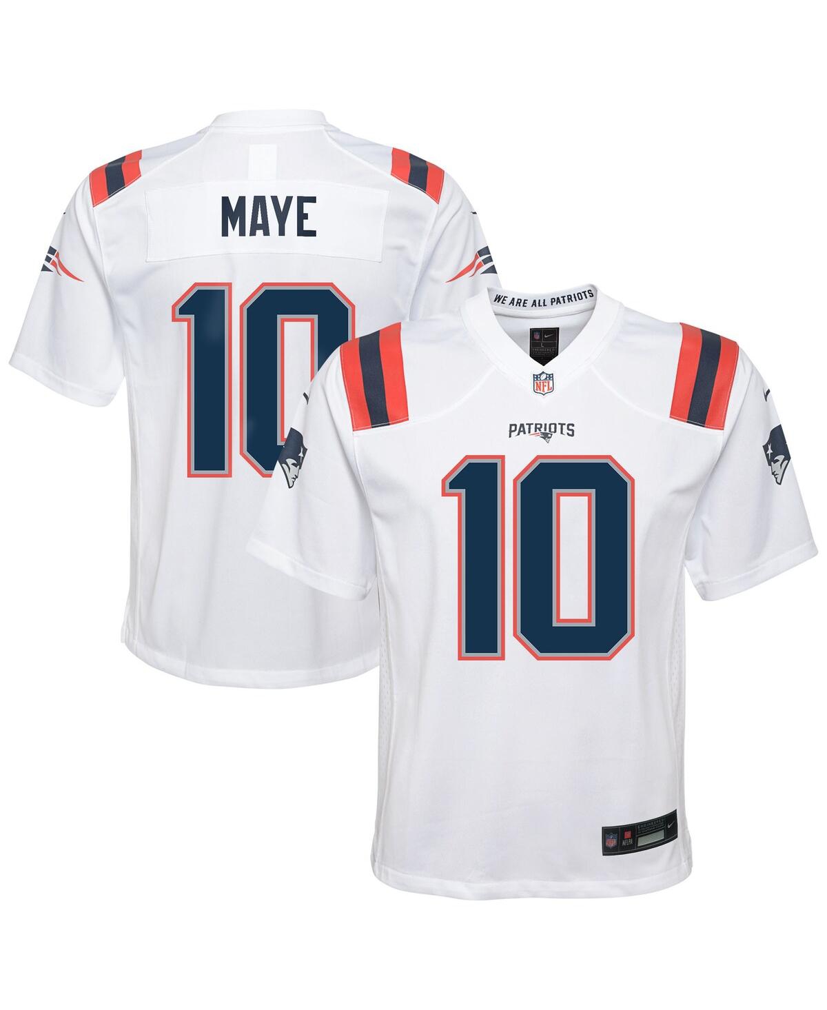 Click here for Nike Big Boys and Girls Drake Maye White New Engla... prices