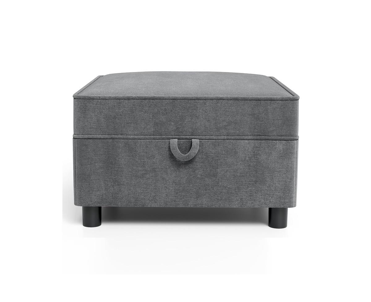 Click here for gaomon Chenille Storage Ottoman Module for Modular... prices