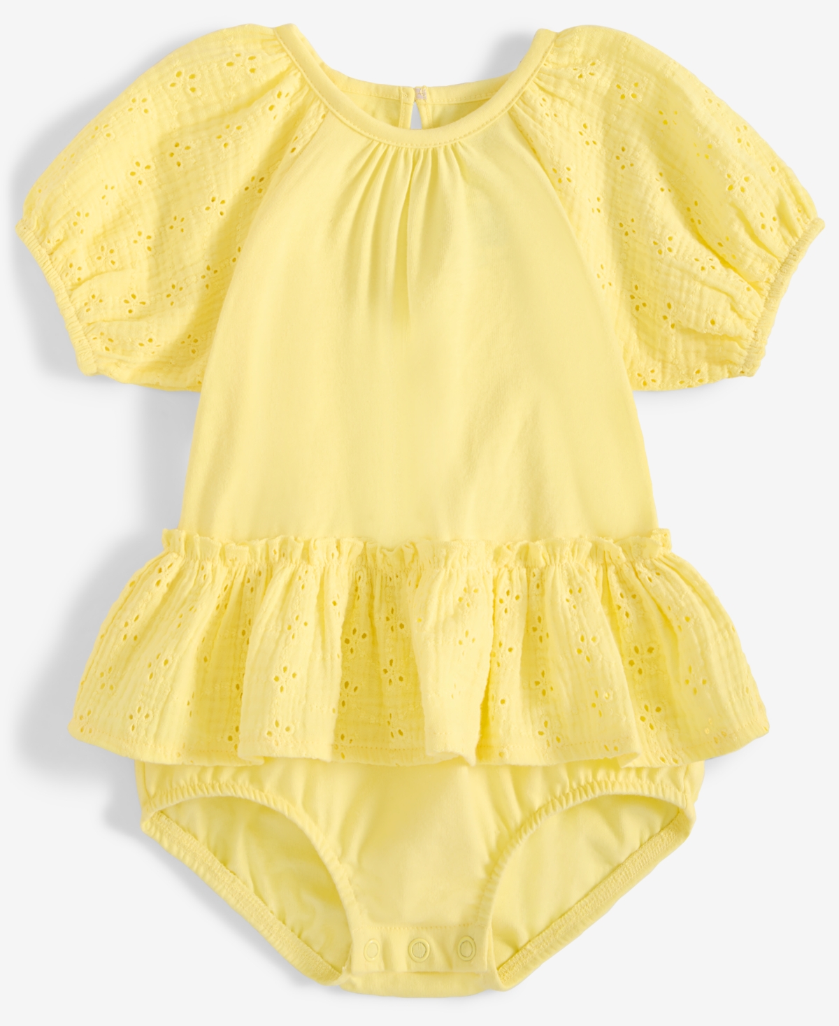 Click here for First Impressions Baby Girls Eyelet-Detail Sunsuit... prices