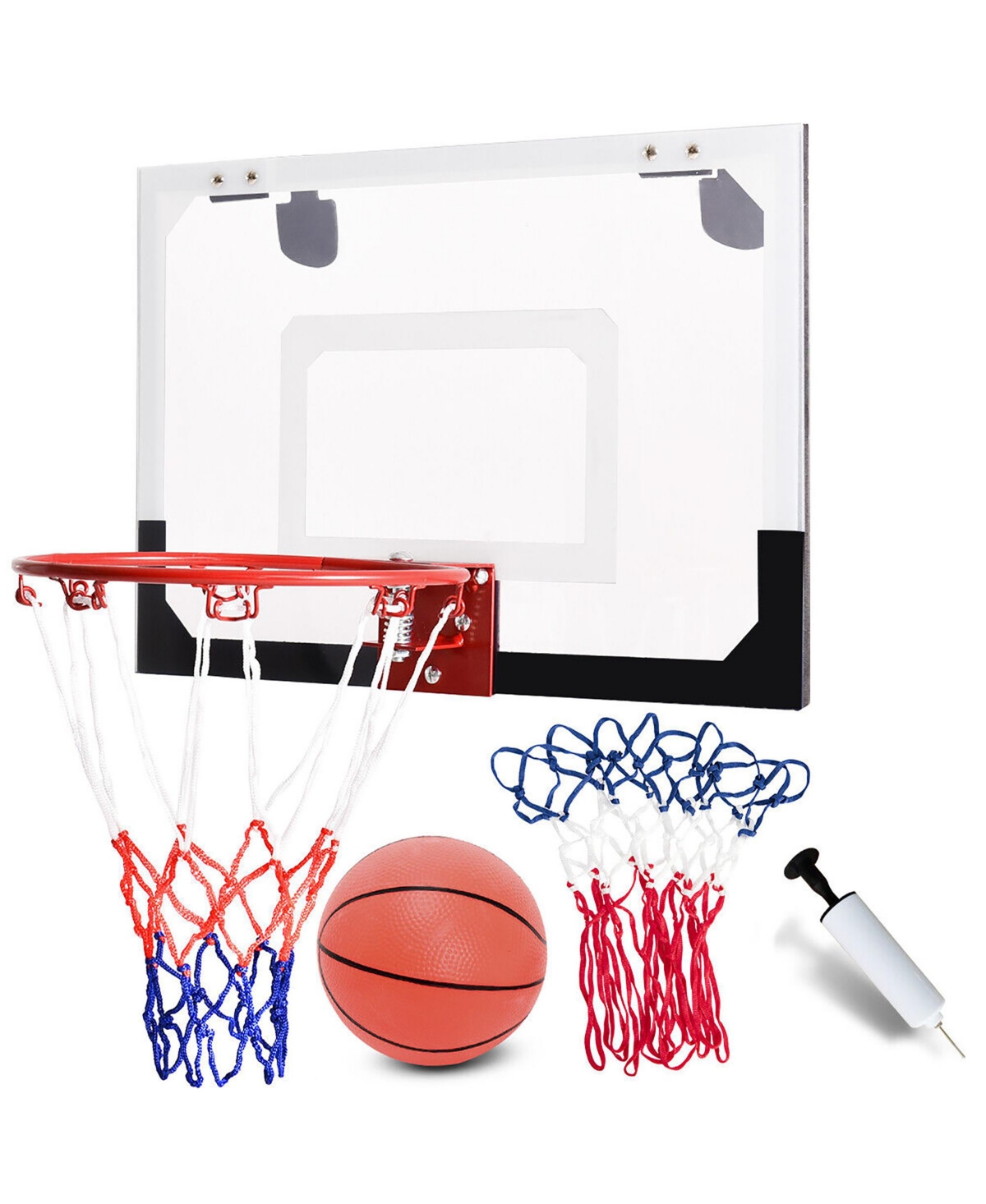 Click here for Gymax Over-The-Door Mini Basketball Hoop Includes... prices