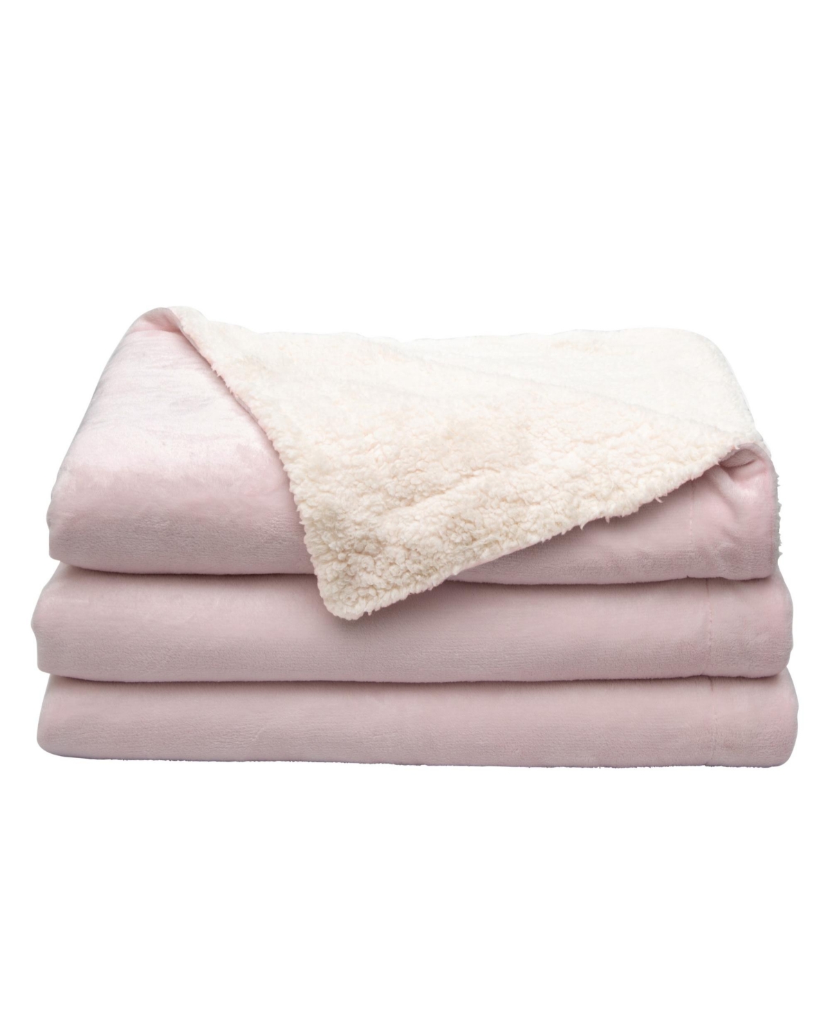Click here for Linery & Co. Velvet Plush Reversible Sherpa Throw... prices