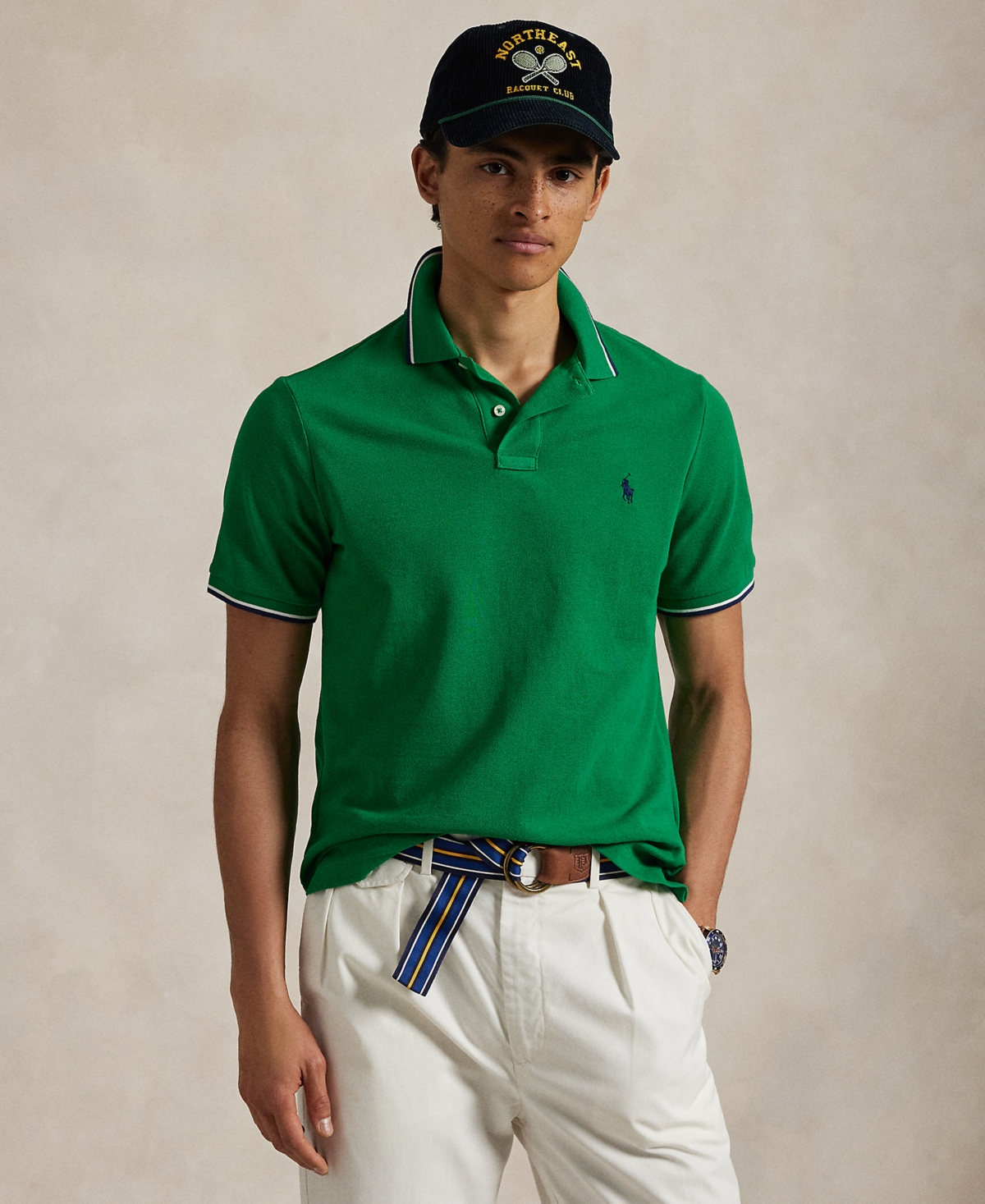 Click here for Polo Ralph Lauren Mens Classic-Fit Mesh Polo Shirt... prices