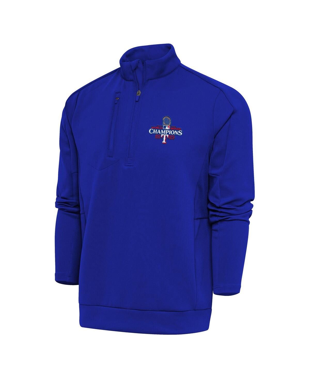 Click here for Antigua Mens Royal Texas Rangers 2023 World Series... prices