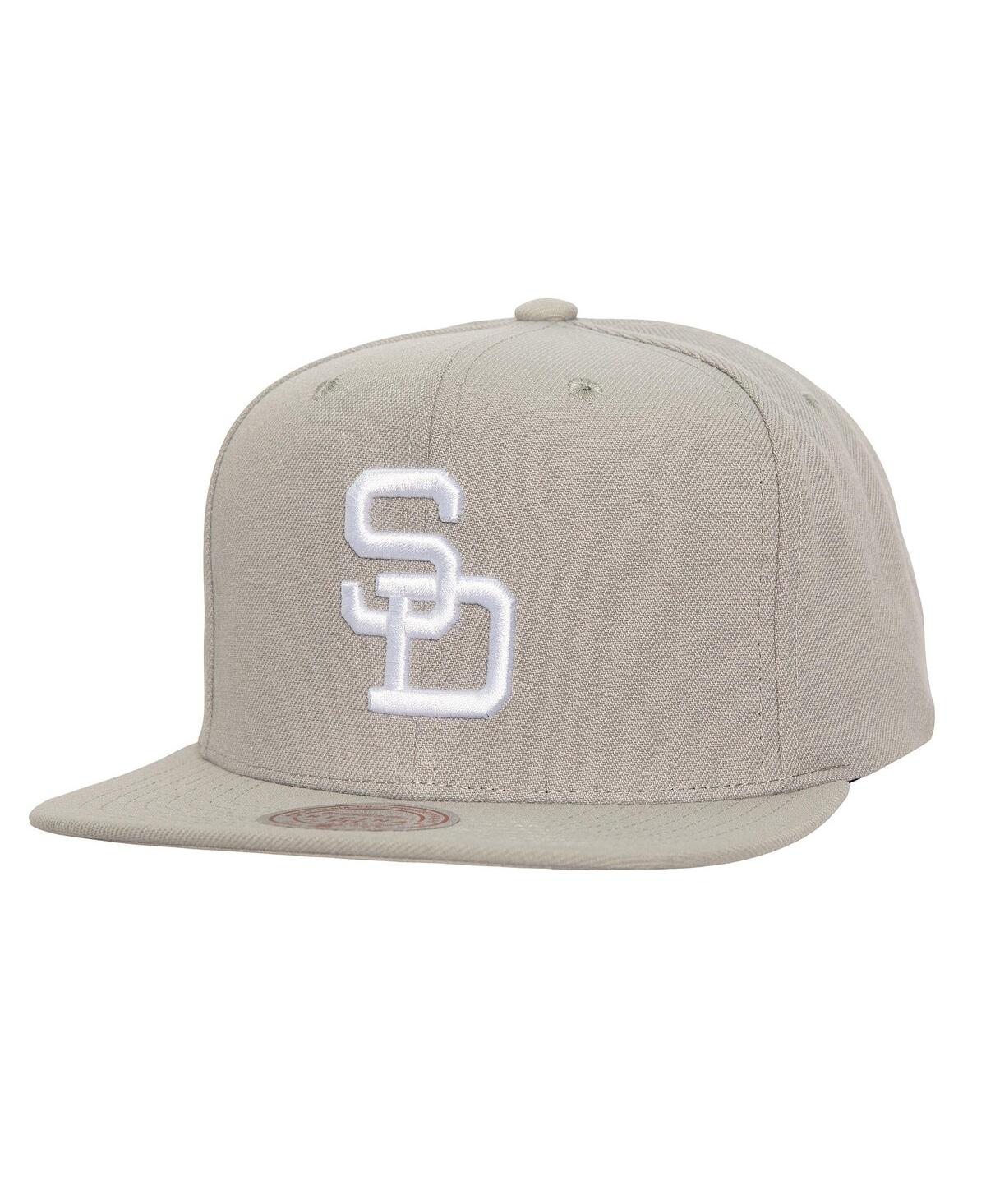 Click here for Mitchell & Ness Mens Gray San Diego Padres Snapbac... prices