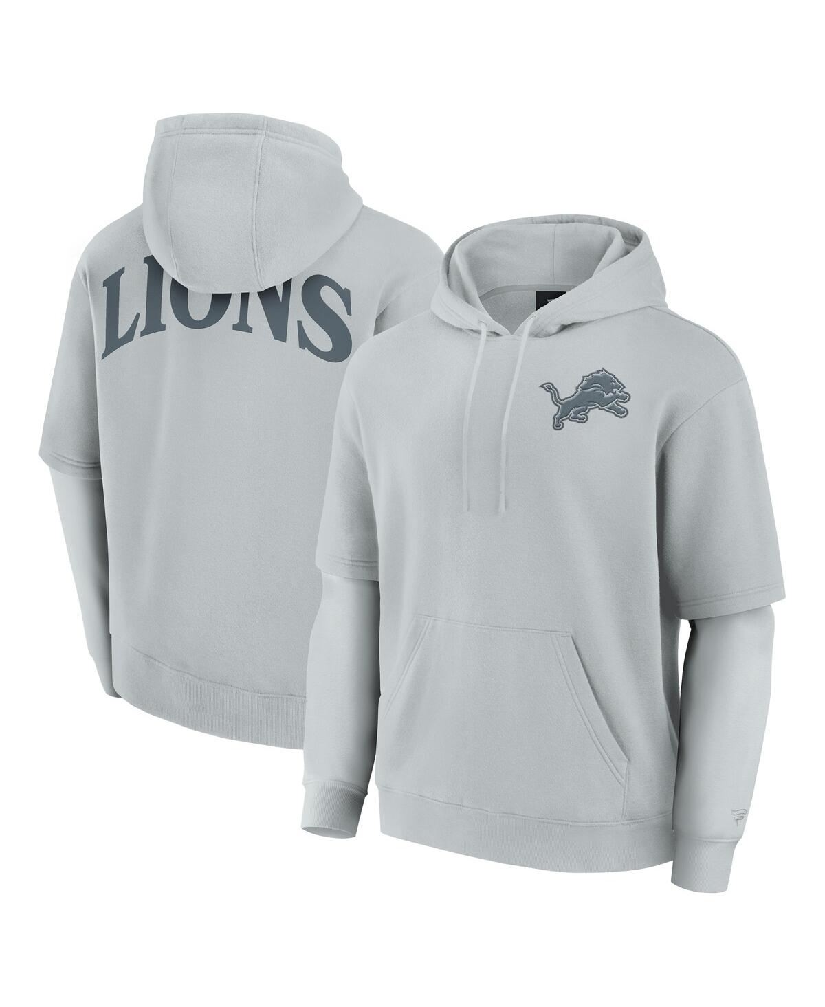 Click here for Fanatics Mens and Womens Gray Detroit Lions Sleek... prices