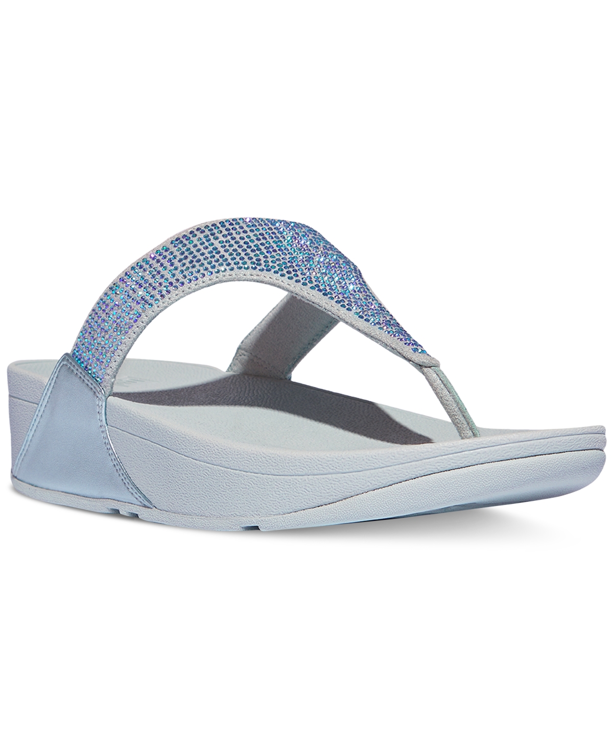 Click here for FitFlop Womens Lulu Embellished Sandals - Quiet Bl... prices
