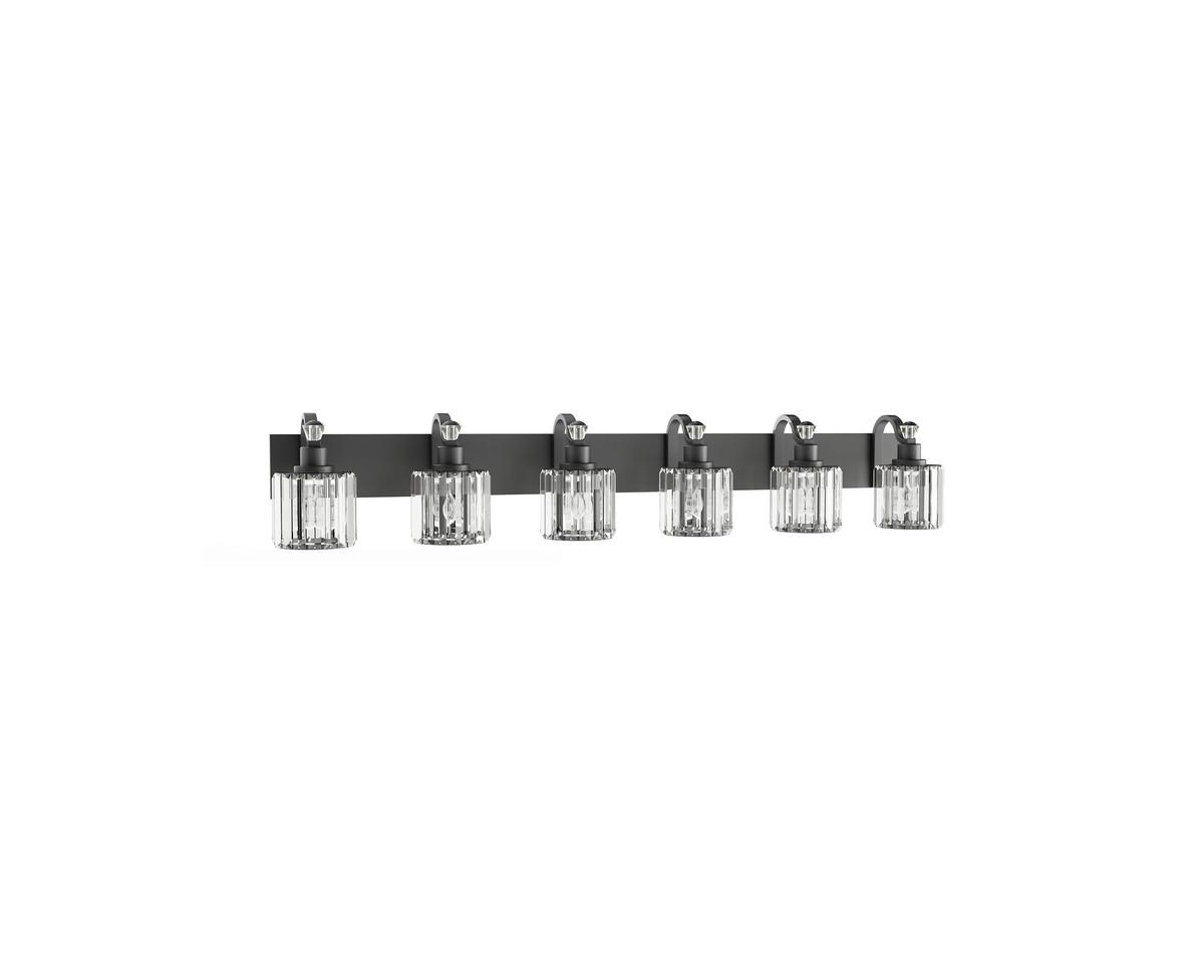 Click here for gaomon Modern Crystal Bathroom Vanity Lights Black... prices