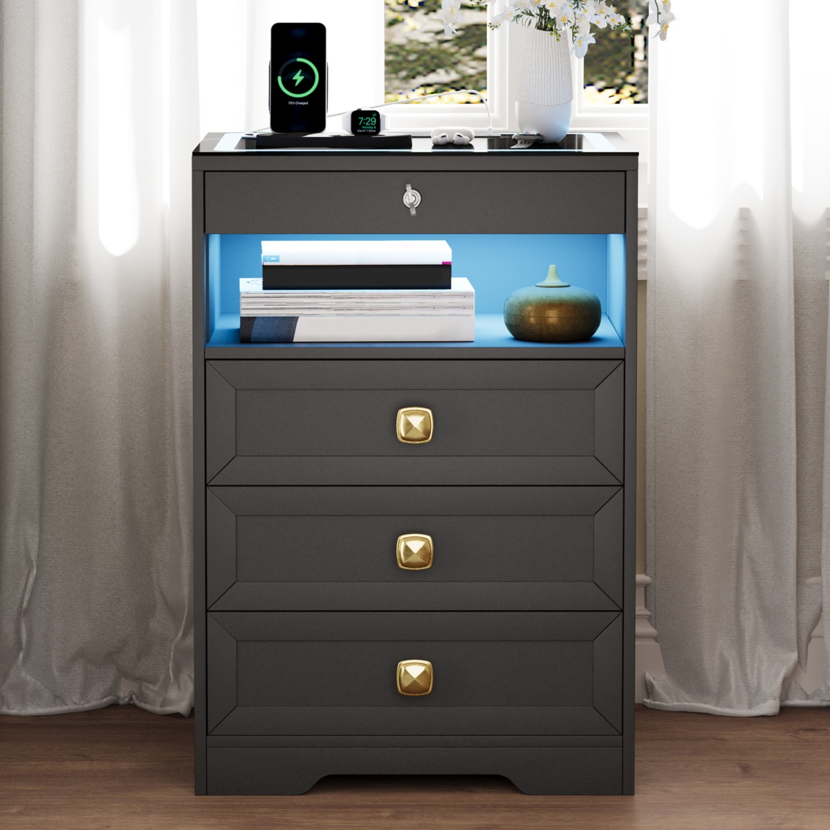 Click here for Vlsrka Vanity Makeup Desk with Mirror and Lights -... prices