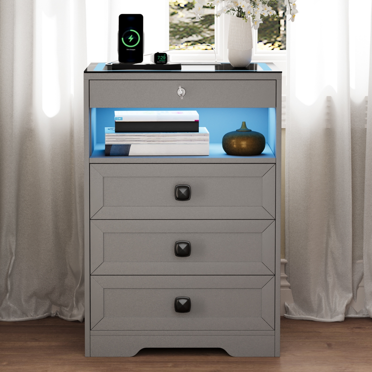 Click here for Vlsrka Vanity Makeup Desk with Mirror and Lights -... prices