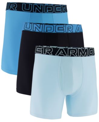Under Armour Men's 3-Pack Performance Tech Solid 6" Boxer Briefs - Macy's
