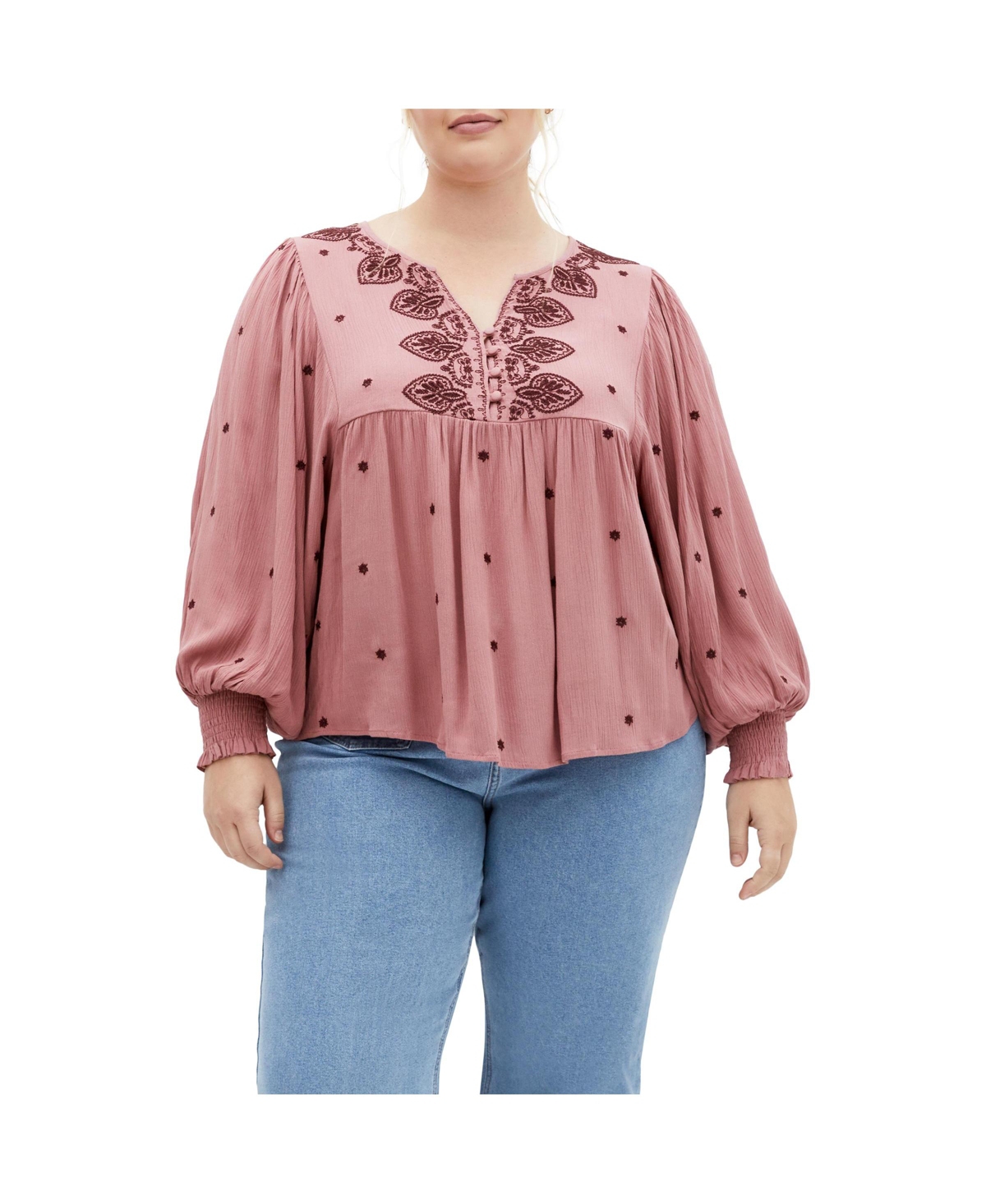 Click here for Plus Size Amalie Top - Amethyst prices