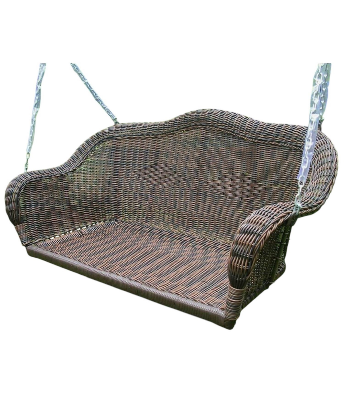 Click here for Slickblue Resin Wicker Porch Swing with Sturdy 4-f... prices