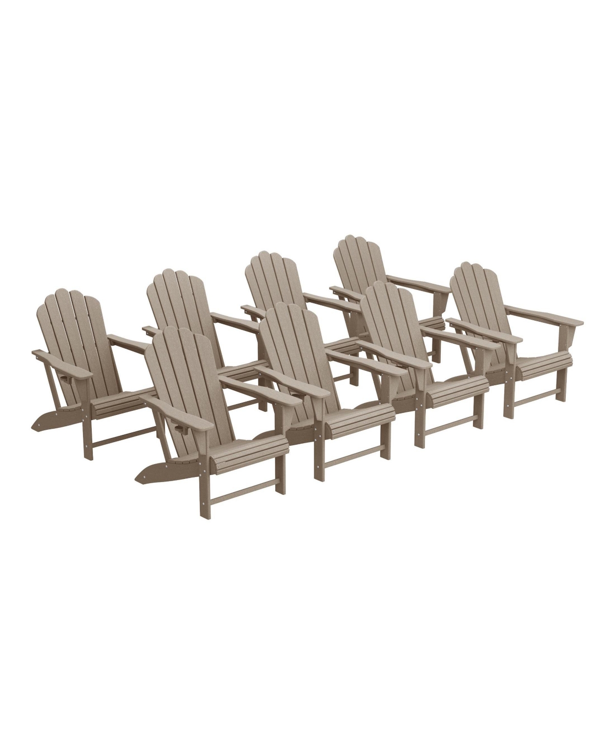 Click here for WestinTrends Outdoor Patio Hdpe Adirondack Chairs... prices