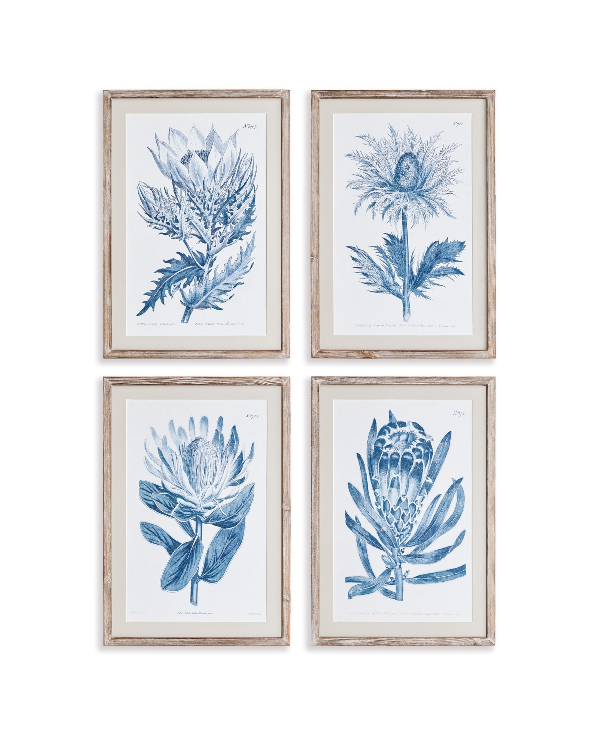 Click here for Indigo Protea Prints St/4 - Blue prices
