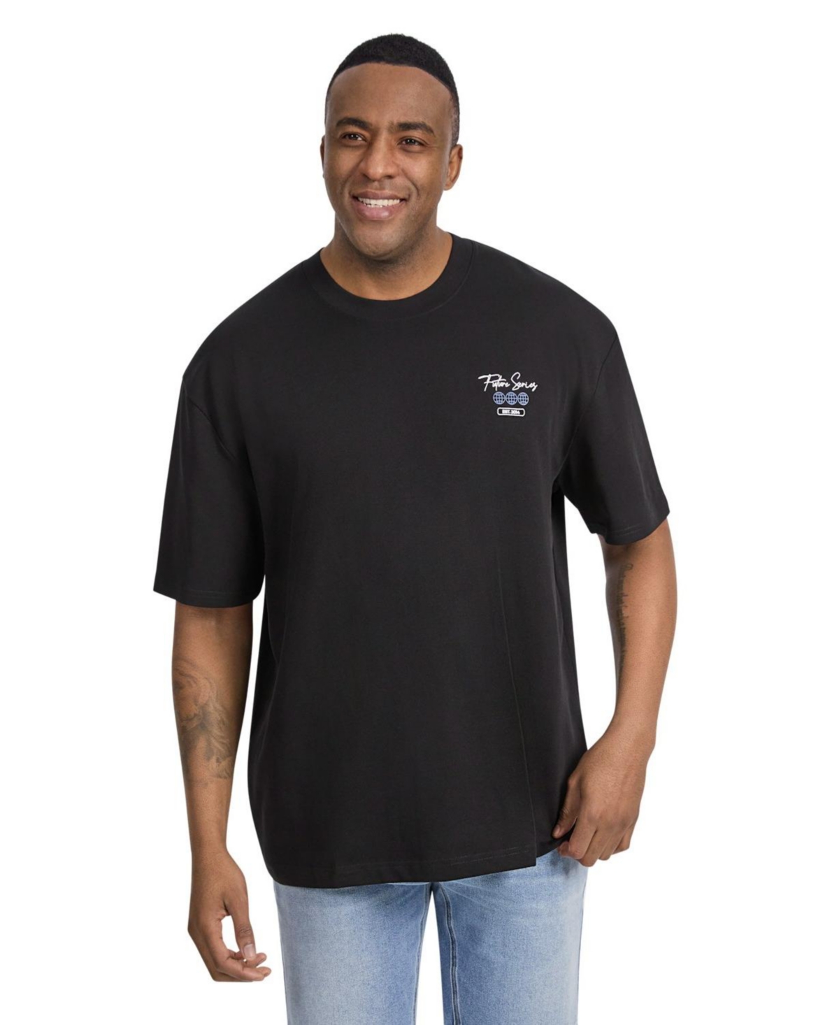 Click here for Johnny Bigg Mens Lexicon Relaxed Fit Tee - Black prices