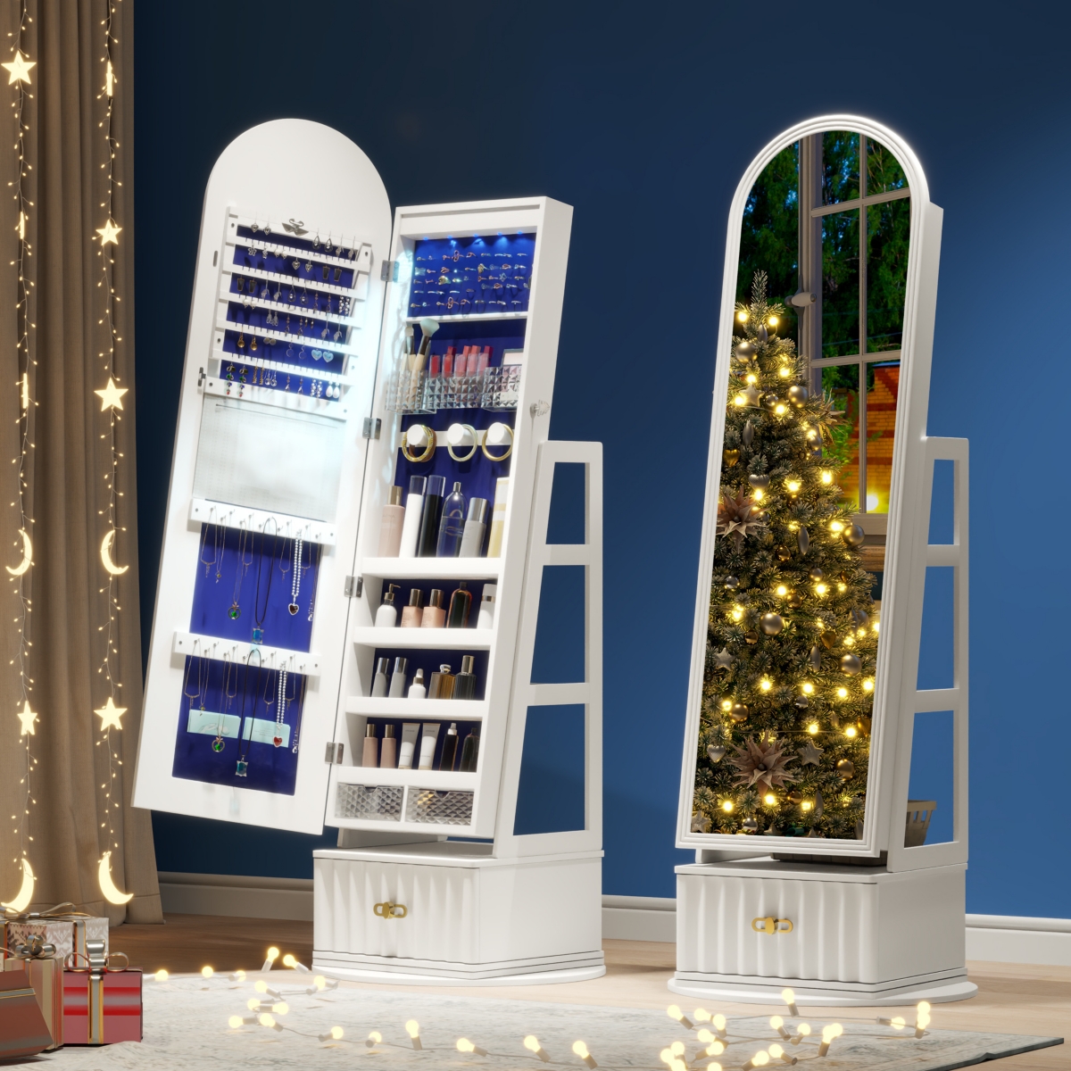 Click here for Vlsrka Led Full Length Mirror - White prices