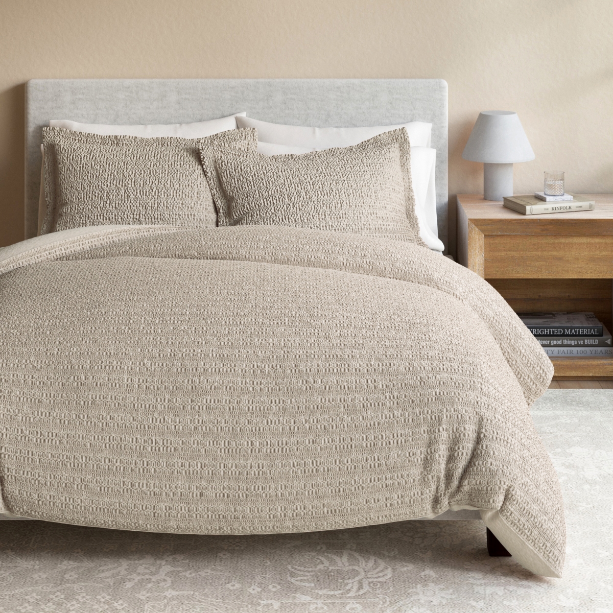 Click here for Linery & Co. 100 Cotton Reversible Honeycomb Waffl... prices