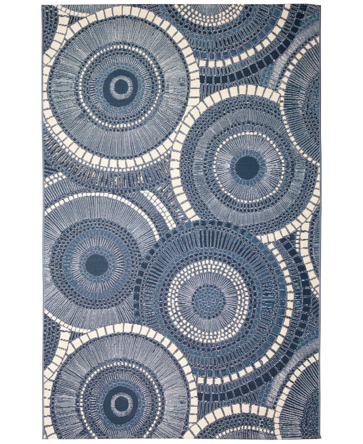 Click here for Liora Manne Marina Circles 410x76 Area Rug - Blue... prices