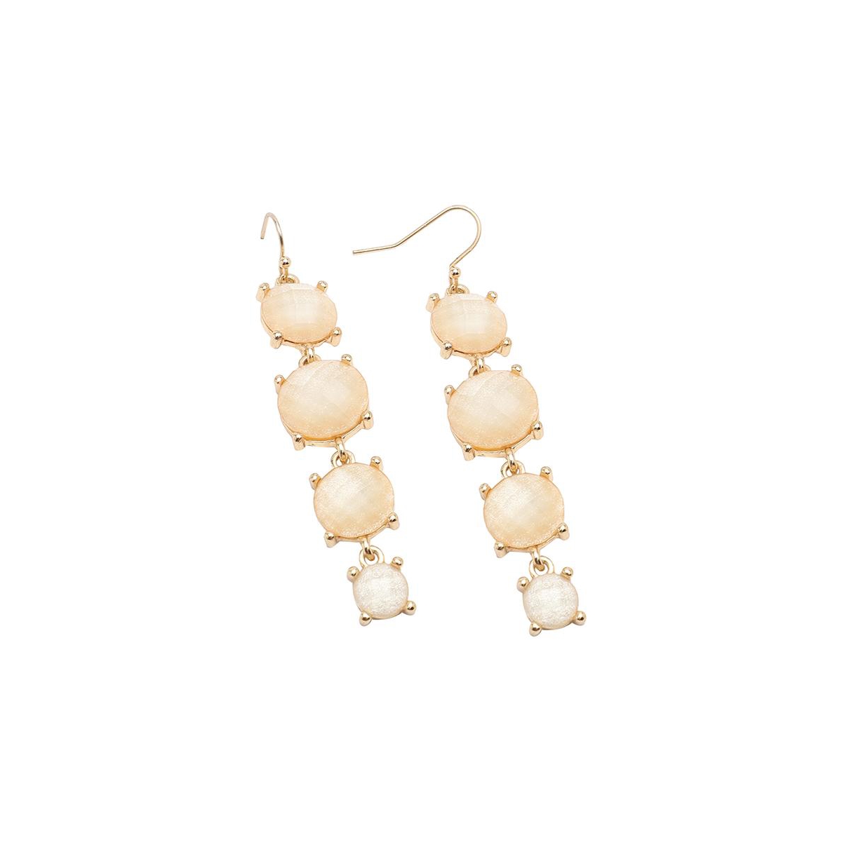 Click here for Party Stone Drop Earring - White prices