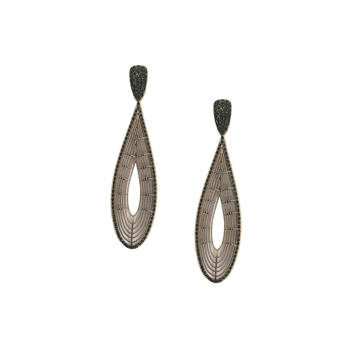 Click here for Party Drop Earrings - Green prices