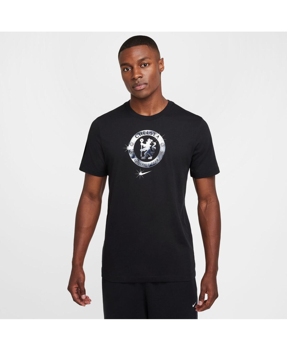 Click here for Nike Mens Black Chelsea Crest T-Shirt - Black prices