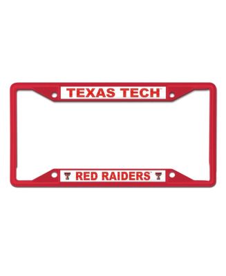 Wincraft Texas Tech Red Raiders Chrome Colored License Plate Frame - Macy's