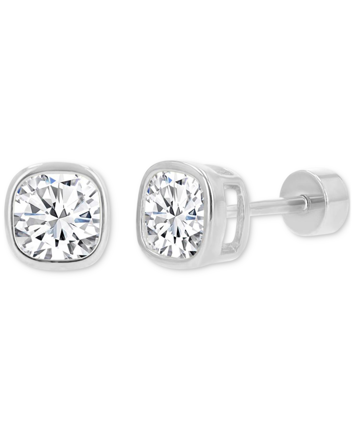 Click here for Cubic Zirconia Cushion-Cut Stud Earrings (2-1/2 ct... prices