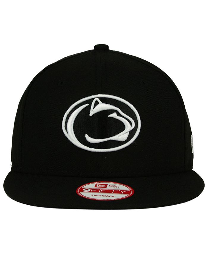 New Era Penn State Nittany Lions NCAA Black White Fashion 9FIFTY ...