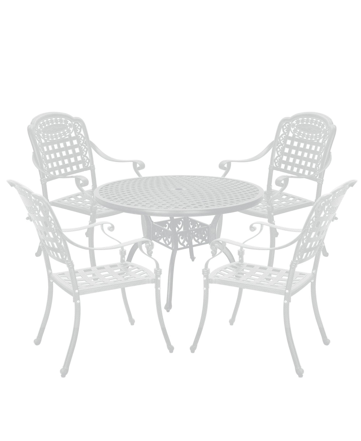 Click here for 5pcs Patio Dining Set Cast Aluminium Outdoor Dinin... prices
